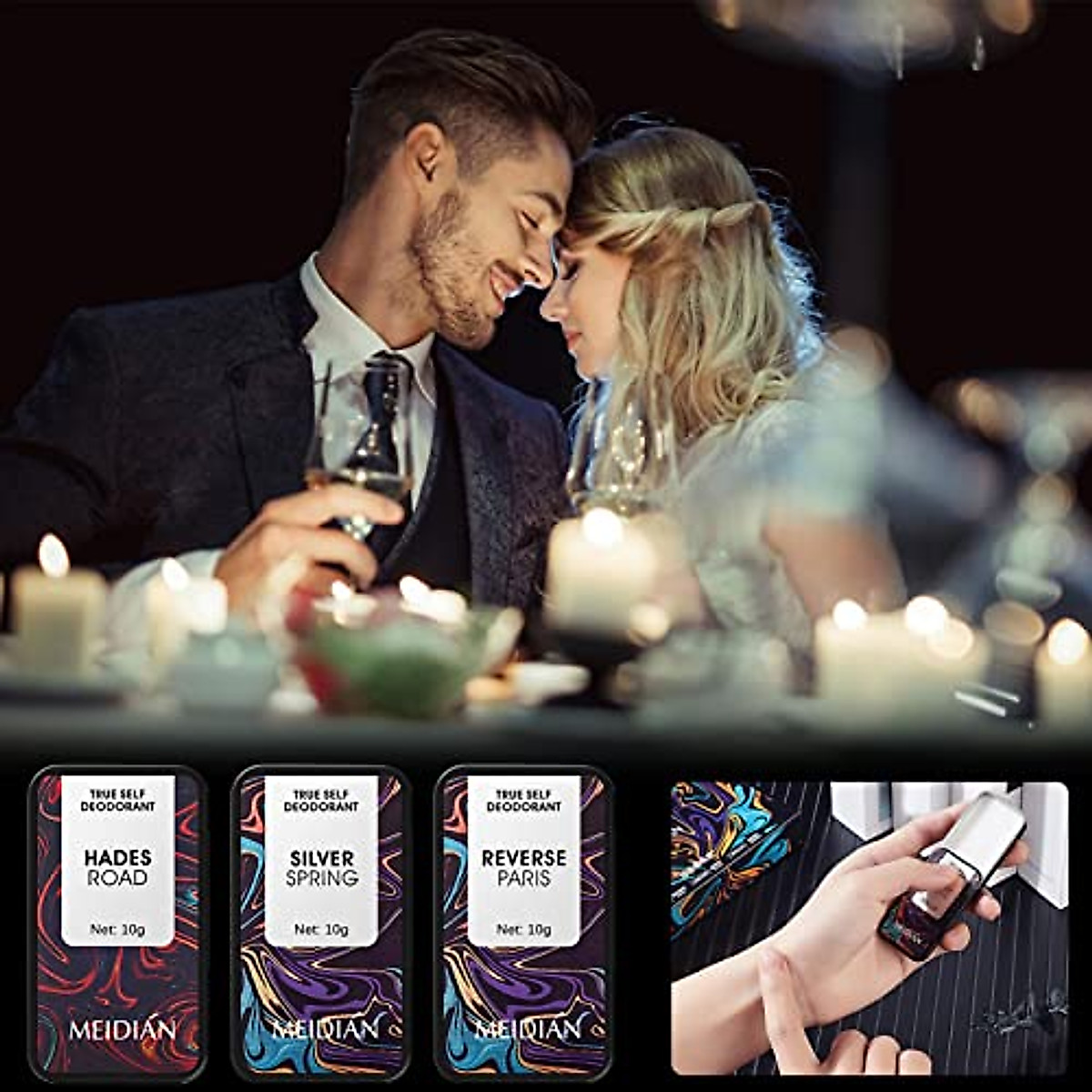 Birdfly Hommelure Fheromotherapy Solid Perfume Set, NaturalAddict Pheromotherapy Solid Perfume, Portable Pocket Solid Fragrance Balm, Pheromone Cologne for Men Attract Women. (A: 1 set)