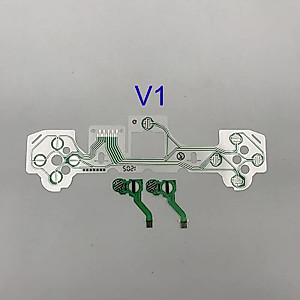 Conductive Film Keypad Flex Cable for PS5 Version 1.0 2.0 Controller Button Ribbon Circuit Board Replacement (Old V1.0)