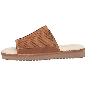 Koolaburra by UGG Men's Dawsen Slipper, Chestnut, Size 10