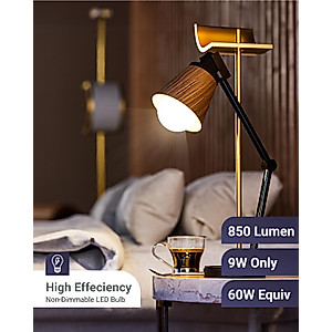 Sunco Lighting 12 LED A19 Light Lamp Bulbs 9W Equivalent 60W, CRI91 E26 Base 3000K White for Living Room Dining Area Bedroom Refrigerator, 850 Lumens, Frosted, Super Bright, Indoor Non-Dimmable UL