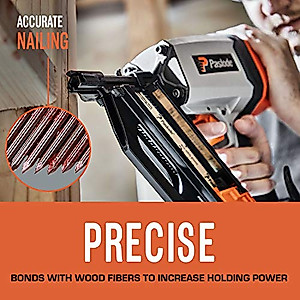 Paslode, Framing Nails, 650836, 30 Degree RounDrive Brite, 3 inch x .120 Gauge, Smooth, 2,500 per Box