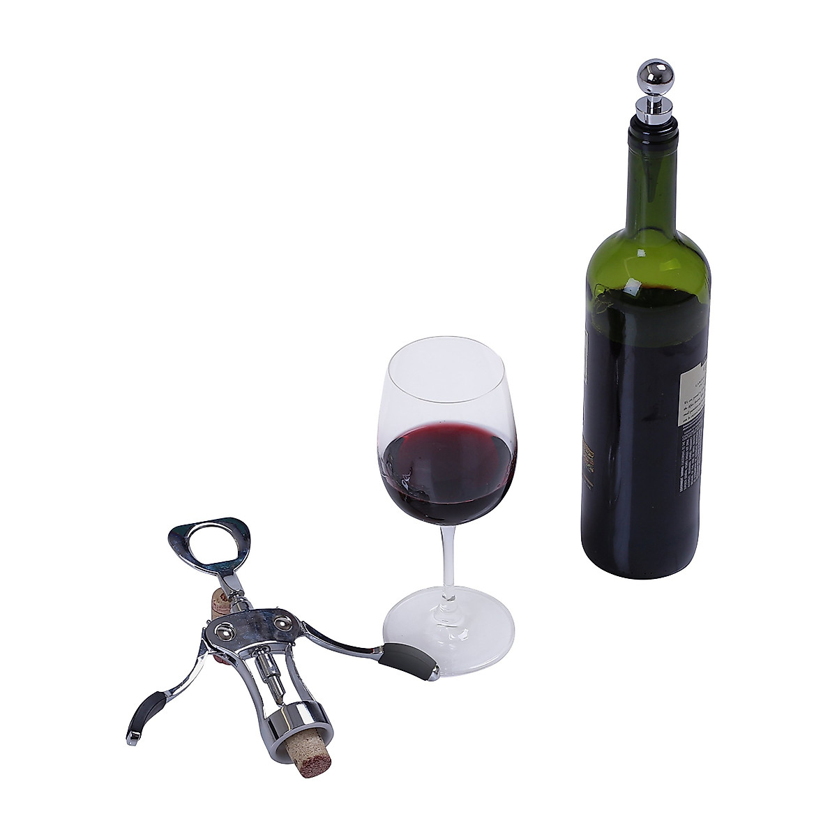 Select Culinary Premium Corkscrew and Wine Stopper Set