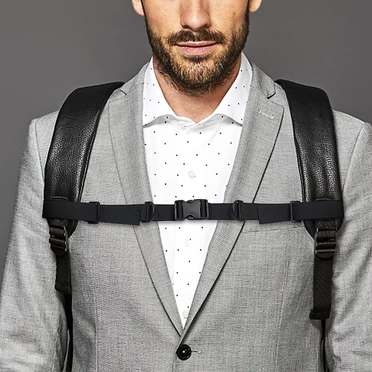 3 Pack Backpack Chest Straps, Heavy Duty Adjustable Universal Backpack Sternum Strap Chest Belt with Quick Release Buckle for Hiking and Jogging