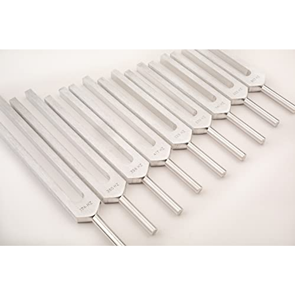 Solfeggio Tuning Forks for Healing by Omnivos for Sound Therapy, Chakra Healing, Includes the 528 hz Tuning Fork, Made in the USA