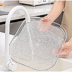 Square Lazy Susan for Refrigerator, Lazy Susan Turntable Organizer for Refrigerator, Transparent Countertop Condiment Storage Rack,for Kitchen, Cabinet, Table, Pantry (13.8 X 10.2 in, 1pcs)