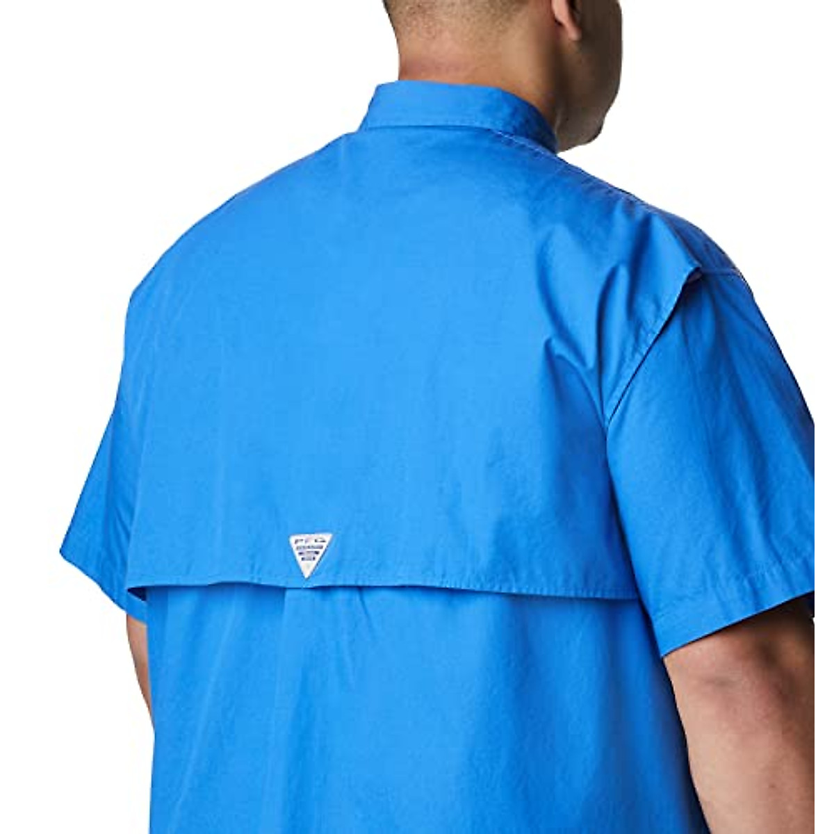 Columbia Standard Men’s Bonehead Short-Sleeve Work Shirt, Comfortable and Breathable, Vivid Blue, X-Large