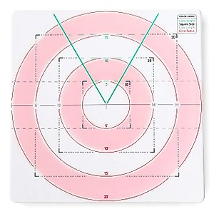 Hexers Spell Effects Damage AOE Template, Compatible with Dungeons and Dragons D&D DND Pathfinder RPG, templates for Line Cone Square or Circle Spells, converts inches to in Game feet