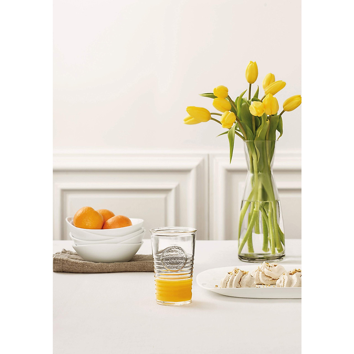 Bormioli Rocco Officina1825 Cooler Glass, Set of 4, 4 Count (Pack of 1), Clear