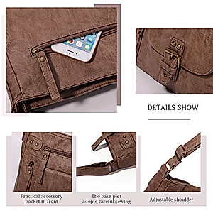 KL928 Crossbody bags for Women Shoulder Purses and Handbags (Brownness-2)