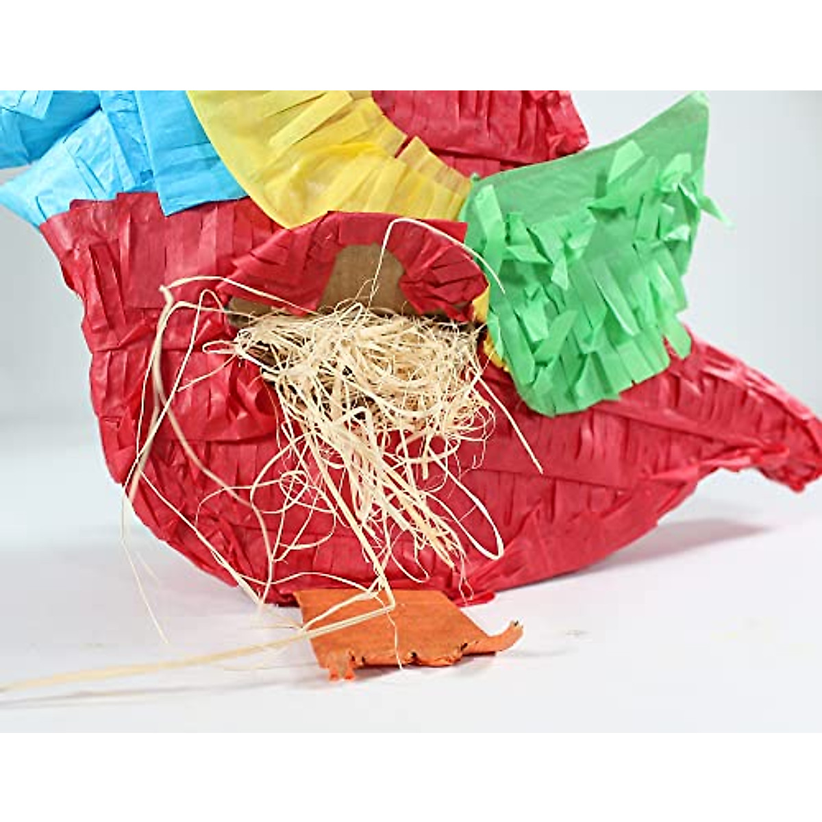 Penn-Plax Birdie Pinata with Natural Nesting Material – Safe for Medium and Large Birds – Colorful & Fun Addition to Any Cage – Large