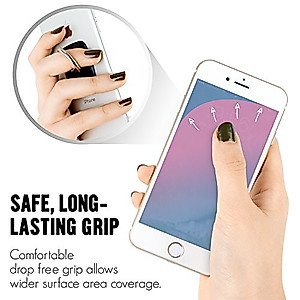 GOOSPERY Ring Stand Holder, Wow Ring [Metallic Finish] 360 Degree Rotating Kickstand [Light Anti Drop Finger Phone Grip Ring] Universal Smartphone Compatible - Gold