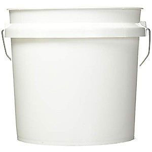 Leaktite 744456 1-Gallon White Plastic Pail Paint Pail/Container