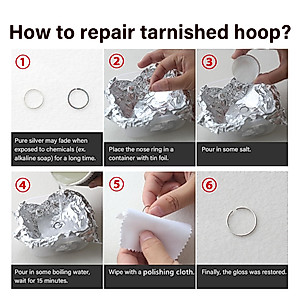 Thin Nose Rings Hoops for Women/Men,Tiny Small Silver Nose Rings 22g for Nose Piercings (1pc - 22 gauge - 7mm,925 Sterling Silver)