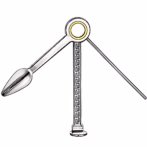 100% Authentic Czech Stainless Steel 3 in 1 Tobacco Pipe Tool Cleaner - Smoking Pipe Reamer Tamper Pokers Tool