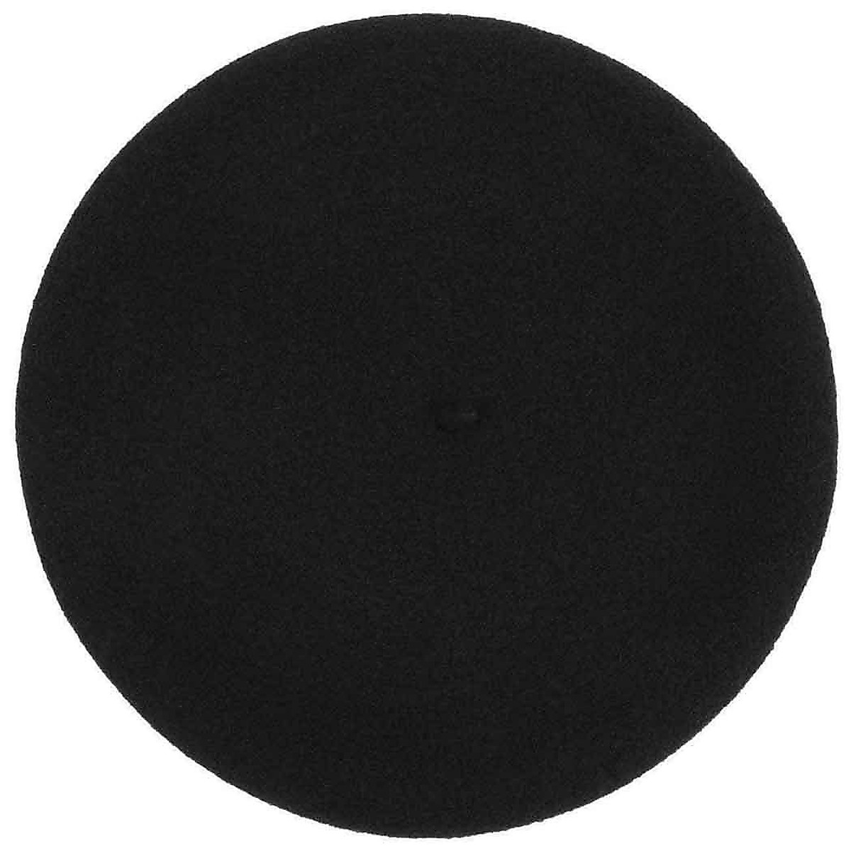 Laulhere Classiques Authentique Traditional French Wool Beret, Noir (Black)