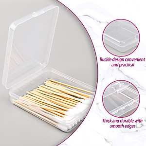 3 pieces Portable Travel Cotton Pad Holder,Bathroom Vanity Countertop Storage Organizer,Cotton Ball Holder Dispenser,Cosmetic Sponge Storage Box for Cotton Rounds, Swabs, Floss(Blue+Pink+Transparent)