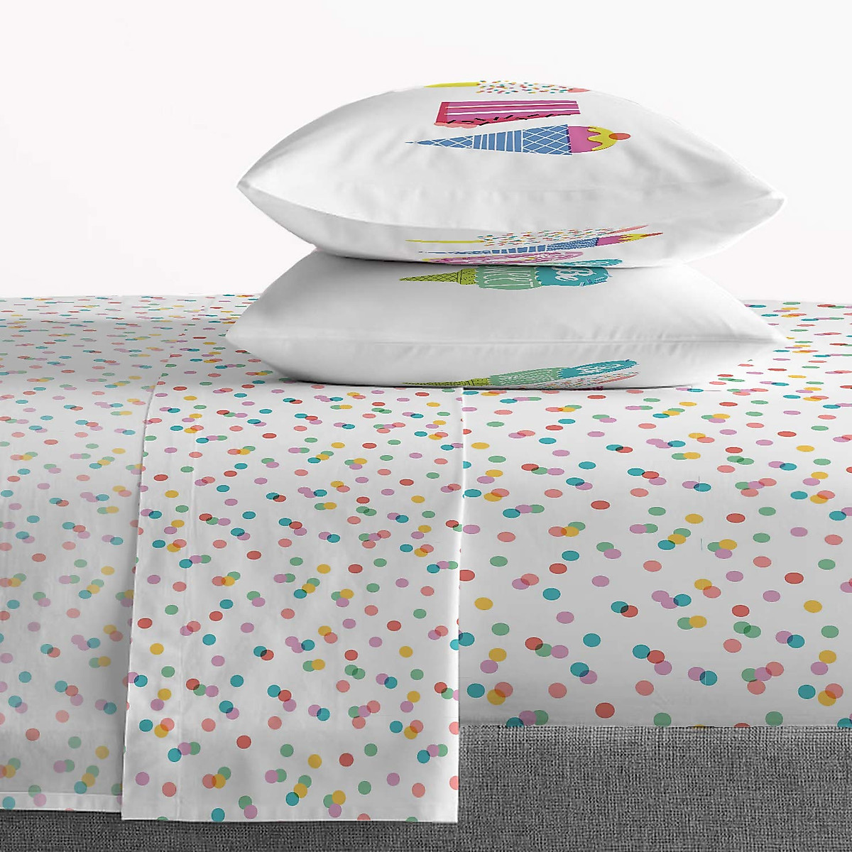 Jay Franco Trend Collector Be Sweet 7 Piece Full Bed Set - Includes Comforter & Sheet Set - Super Soft Fade Resistant Microfiber Bedding