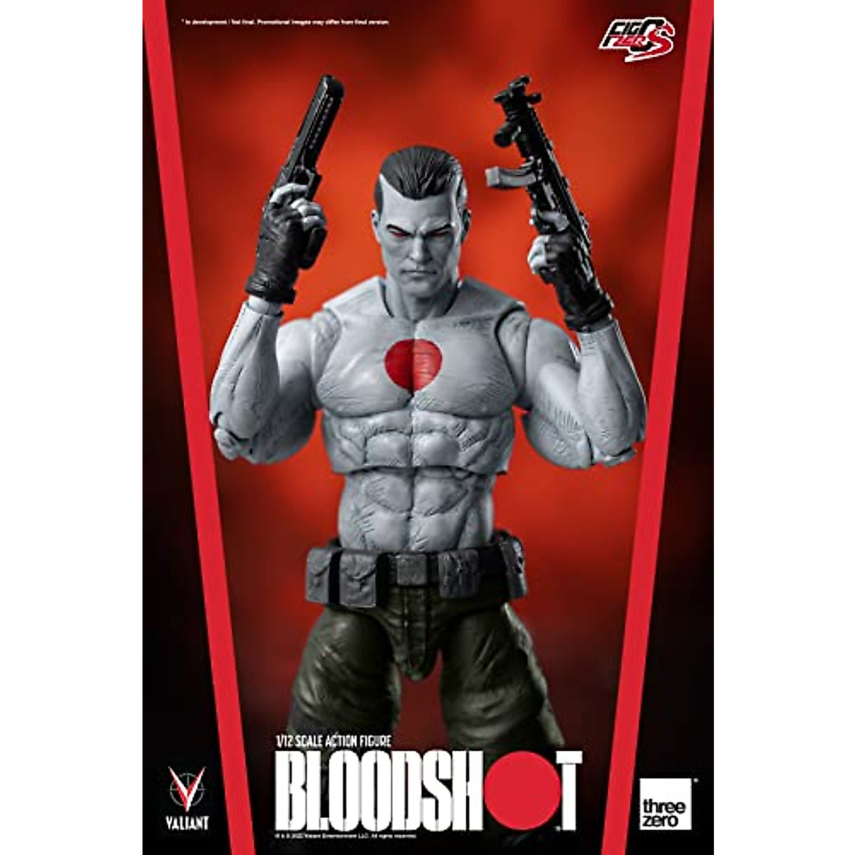 THREEZERO Valiant Bloodshot FigZero S 1:12 Scale Action Figure
