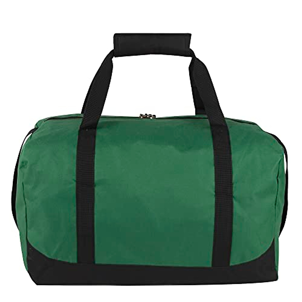 30 Liter, 17 Inch Canvas Duffle Bags for Men and Women – Travel Weekender Overnight Carry-On Shoulder Duffel Tote Bags (Green)