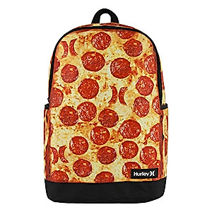 Hurley Adults' One and Only Graphic Backpack, Pizza, OS