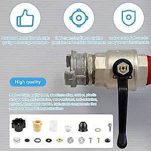 630-8500 Complete Wall Hydrant Repair Kit, Outside Outdoor Faucet Replacement Parts Compatible with Prier 500 400 300 Series & Diamond 300/400 Series Wall Hydrants