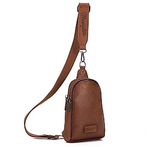 Wrangler Small Crossbody Sling Bag for Women Cross Body Purse Chest Bags for Travel