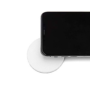 Moon M599 Qi-Enabled Wireless Charging Pad (White Leather)