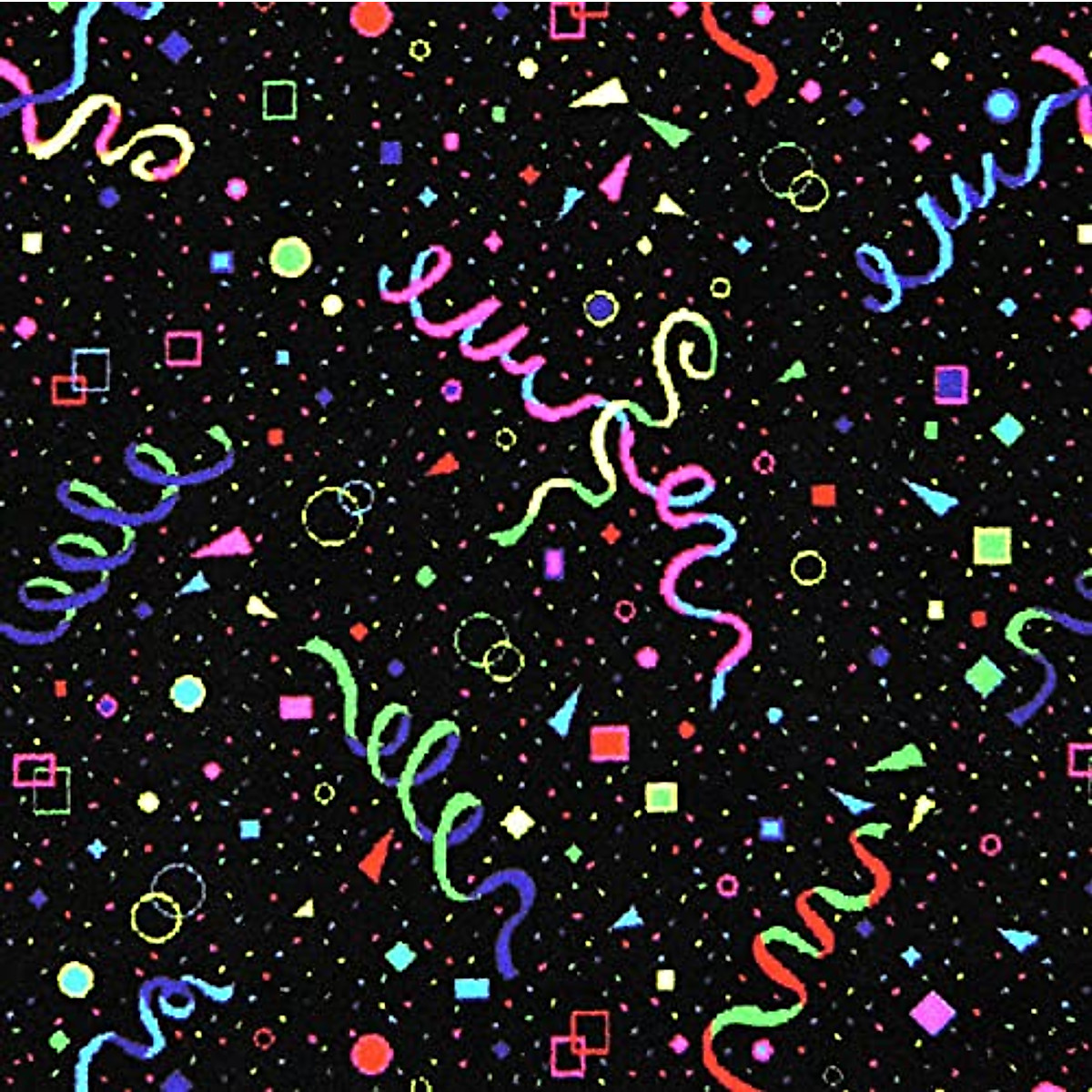 Joy Carpets Fluorescent Celebration 4' x 6' Area Rug