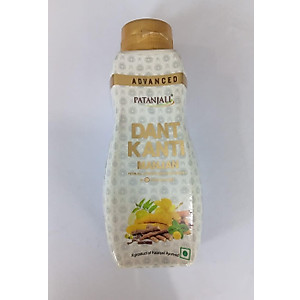Patanjali Advance Dant Kanti Manjan, 100g (Pack of 2) One Free Prakruthi Ginger Candy for Each Order.