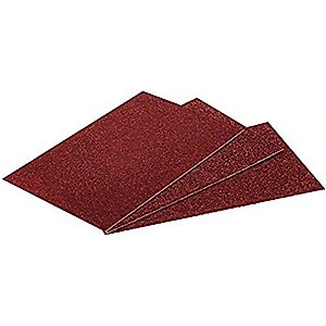 Bosch 2609256D33 Sheet Set for OMT (oscilating Multi-Tool) Profile Sanding Plate AUZ 70 G, Red