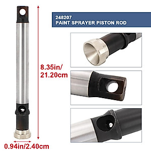248-207 Paint Sprayer Piston Rod Compatible with 5900 1095 1595 Aftermarket Airless Paint Sprayers 248207