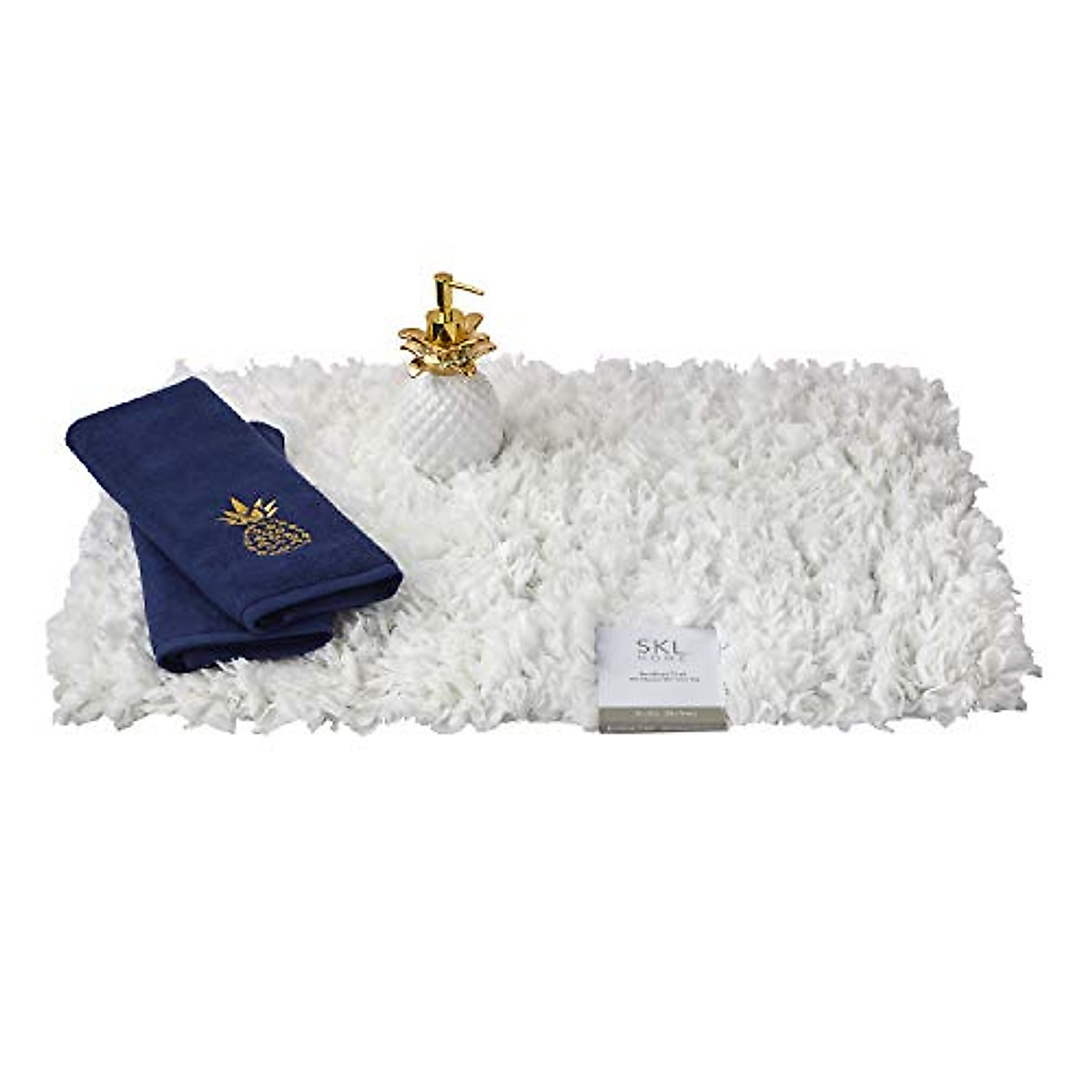 SKL Home by Saturday Knight Ltd. Gilded Pineapple Half Splash Box