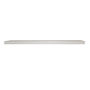 InPlace Shelving 9084672 60 in W x 7.75 in D x 1.25 in H Slimline Floating Wall Shelf with Invisible Brackets, White