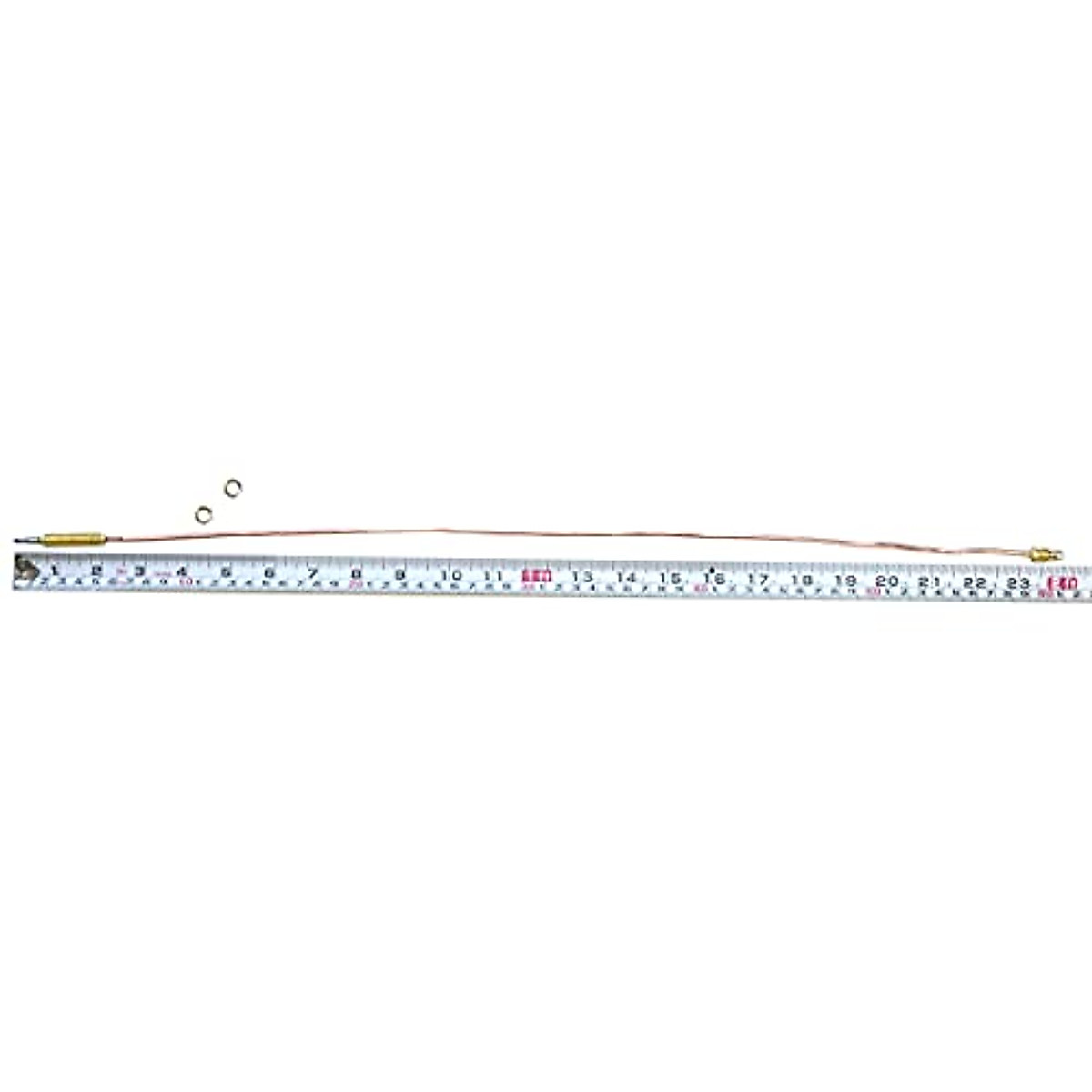 Universal Gas Thermocouple 24" Length Used on BBQ Grill or Fire Pit Heater or Gas Water Heater M8x1 End Nut and Head Tip