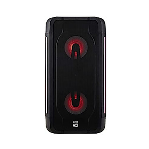 Altec Lansing Shockwave Wireless Party Speaker, Travel Bluetooth Speaker with Rechargeable Battery, Portable Sound System with Microphone (Renewed)