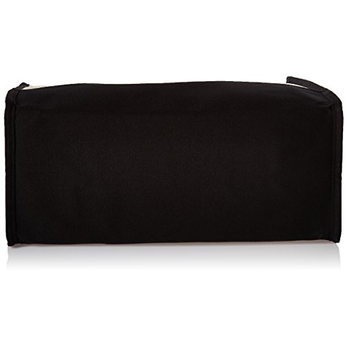 Mud Pie Classic Black and White Initial Canvas Tote Bags (A), 100% Cotton, 17" x 19" x 2"