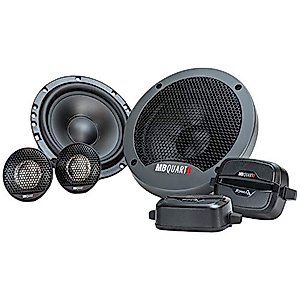 MB Quart FSB216 Formula Component Speaker System (Black, Pair) – 6.5 Inch Component Speaker System, 70 Watt, Car Audio, External Crossover, 4 OHMS