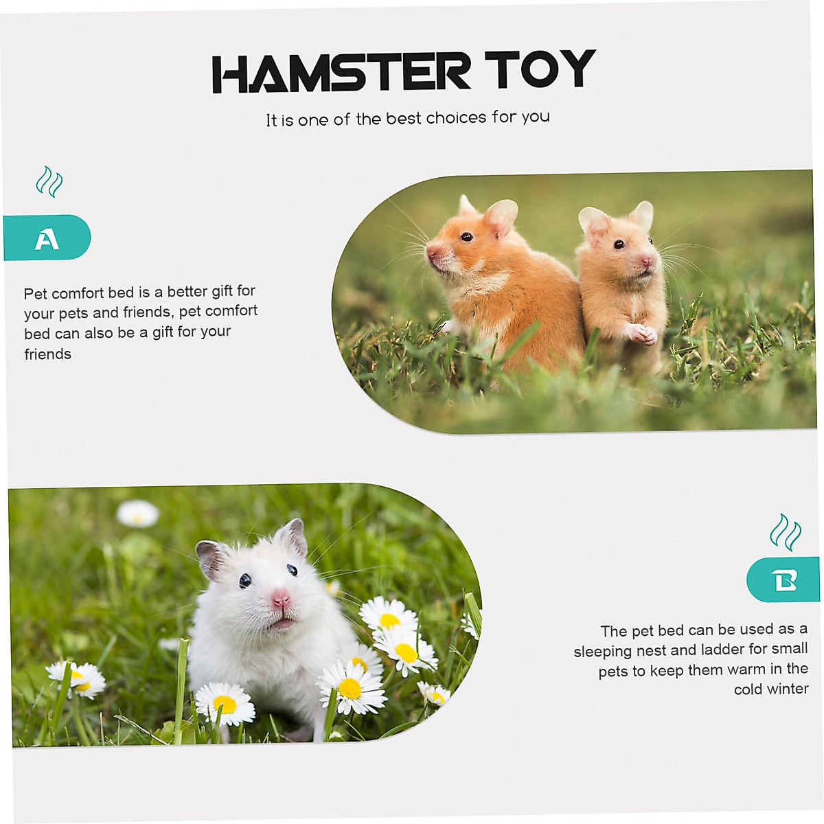 1 Set Hamster Stand Decorative Hamster Toy Wooden Chinchilla for Pet Household Chinchilla Toy Household Rat Plaything Delicate Hamster Platform Interesting Rat Plaything