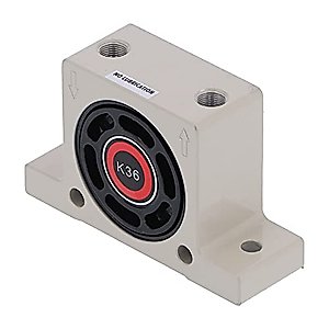 Fafeicy 3/8in Thread Pneumatic Vibrator Power Concrete Vibrator Ball Type Aluminum Alloy Air Turbine Oscillator(K36)