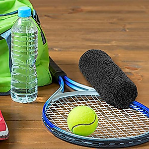 Orighty Microfiber Washcloths Towels Set 50 Pack, Highly Absorbent and Super Soft Fingertip Towels, Multi-Purpose Wash Cloths for Bathroom, Hotel, Spa, and Gym, 12x12 Inch, Black