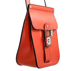 Proenza Schouler Women's Orange Leather Crossbody Shoulder Bag