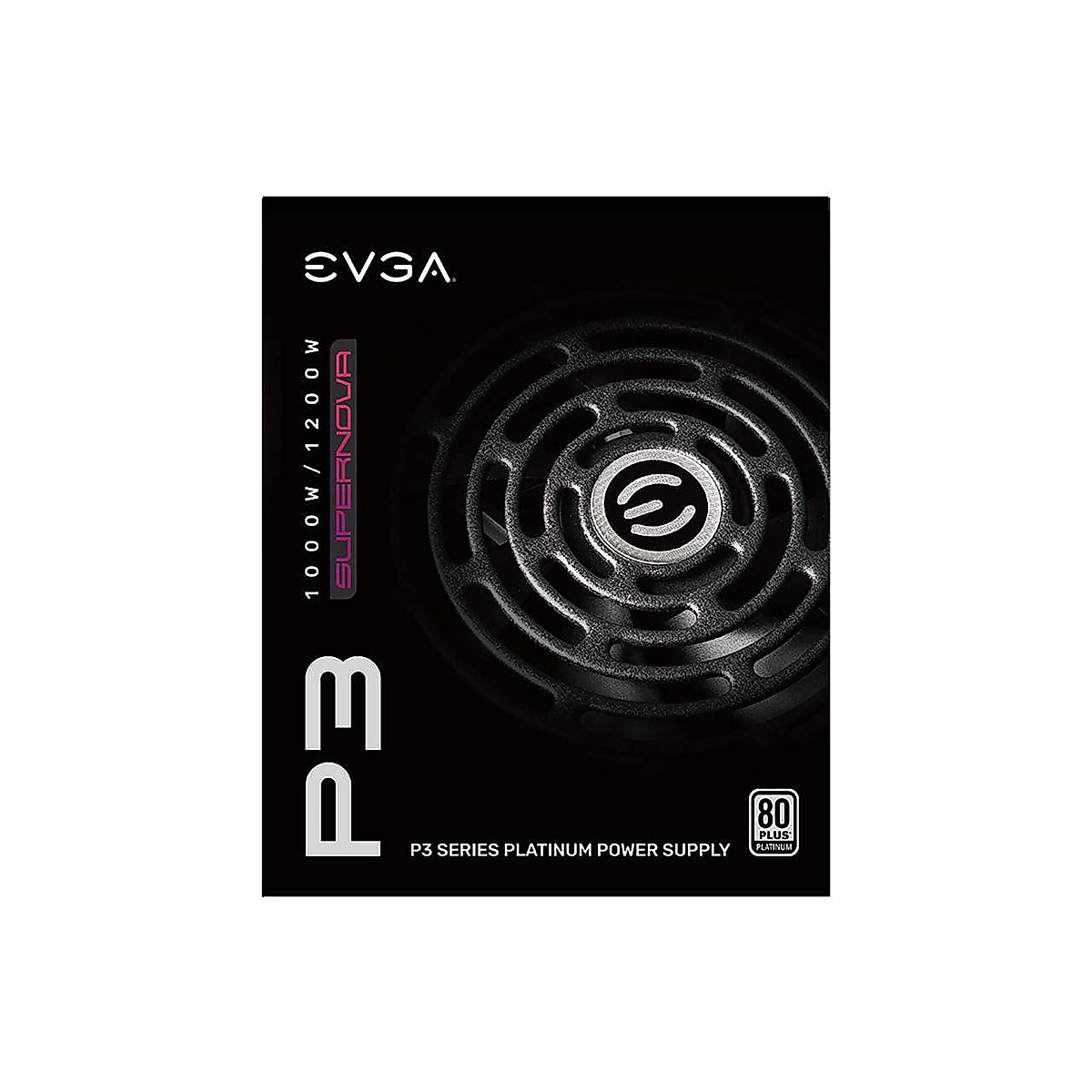 EVGA Supernova 1000 P3, 80 Plus Platinum 1000W, Fully Modular, Eco Mode with FDB Fan, Includes Power ON Self Tester, Compact 180mm Size, Power Supply 220-P3-1000-X1