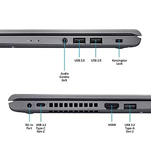 ASUS VivoBook Business Laptop, 15.6" FHD 1920 x 1080 Display, Intel Core i3-1115G4 (Beats i7-8550U), Long Battery Life, SonicMaster Audio, Thin & Light, Win 11 (20GB RAM | 1TB PCIe SSD)