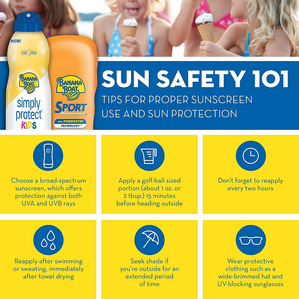 Banana Boat Spf#50+ Baby Simply Protect Stick 0.5 Ounce (14ml) (3 Pack)
