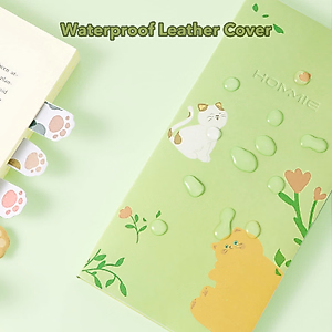 Hommie Cat Sticky Notes Set, Cute Sticky Note Animal Divider Tabs Bundle Writing Memo Pads Page Marker, Sticky Notes Pads for Cat Lovers Kids Office School Supplies Creative Gifts