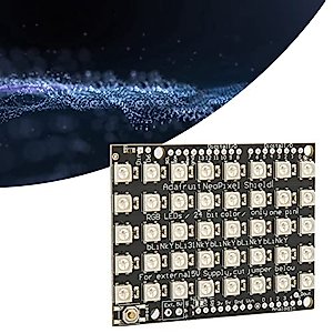 Naroote Color Light Development Board, 40 Bit WS2812B 5050 RGB LED Full Color Integrated Controller for Bars