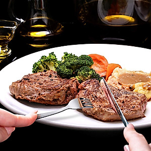 Csinos Dinner Forks Set,304 Stainless Steel Forks Table Flatware for Steak, Salad, Pasta, Set of 6