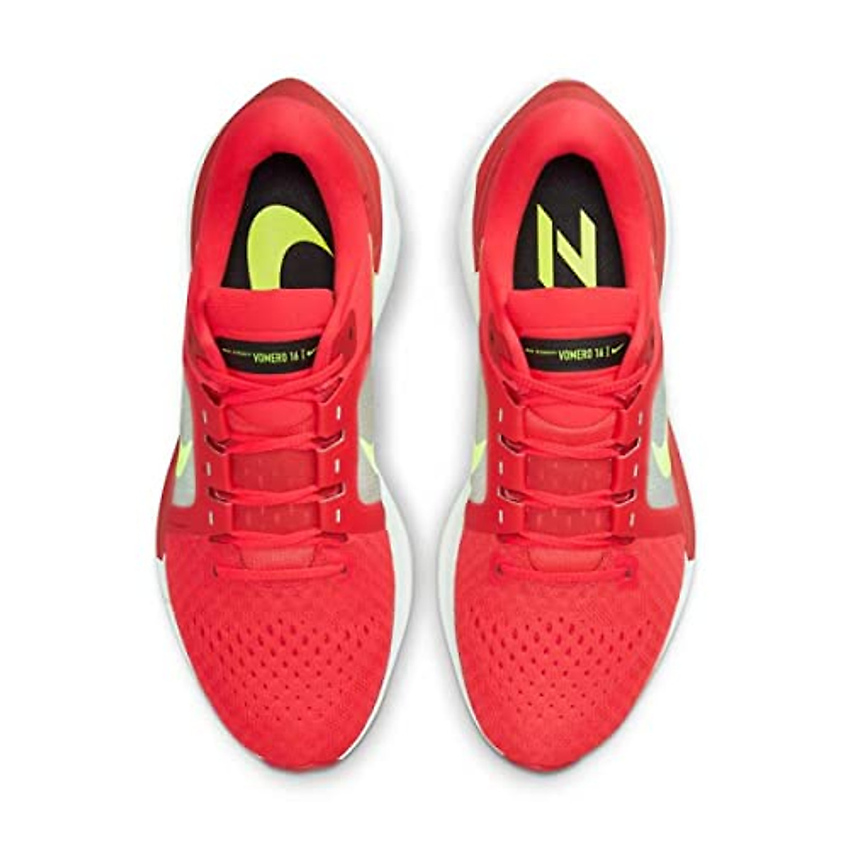 Nike Air Zoom Vomero 16 Mens Running Trainers DA7245 Sneakers Shoes (UK 8.5 US 9.5 EU 43, Siren red Volt Clay 600)