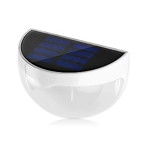 ZHUANYIYI LED Solar Light Waterproof 6 LEDs Solar Lamp Garden Light Sensor Auto ON for Home Decoration Path Fence Wall Lamp
