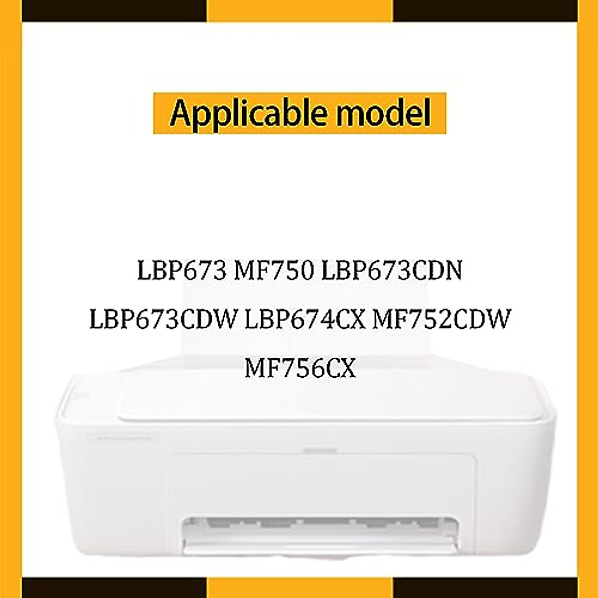 CRG069 High Capacity Toner Cartridge , Replacement for Canon CRG069 Toner Cartridge, Compatible with LBP673 MF750 LBP673CDN LBP673CDW LBP674CX MF752CDW MF756CX Print Yellow